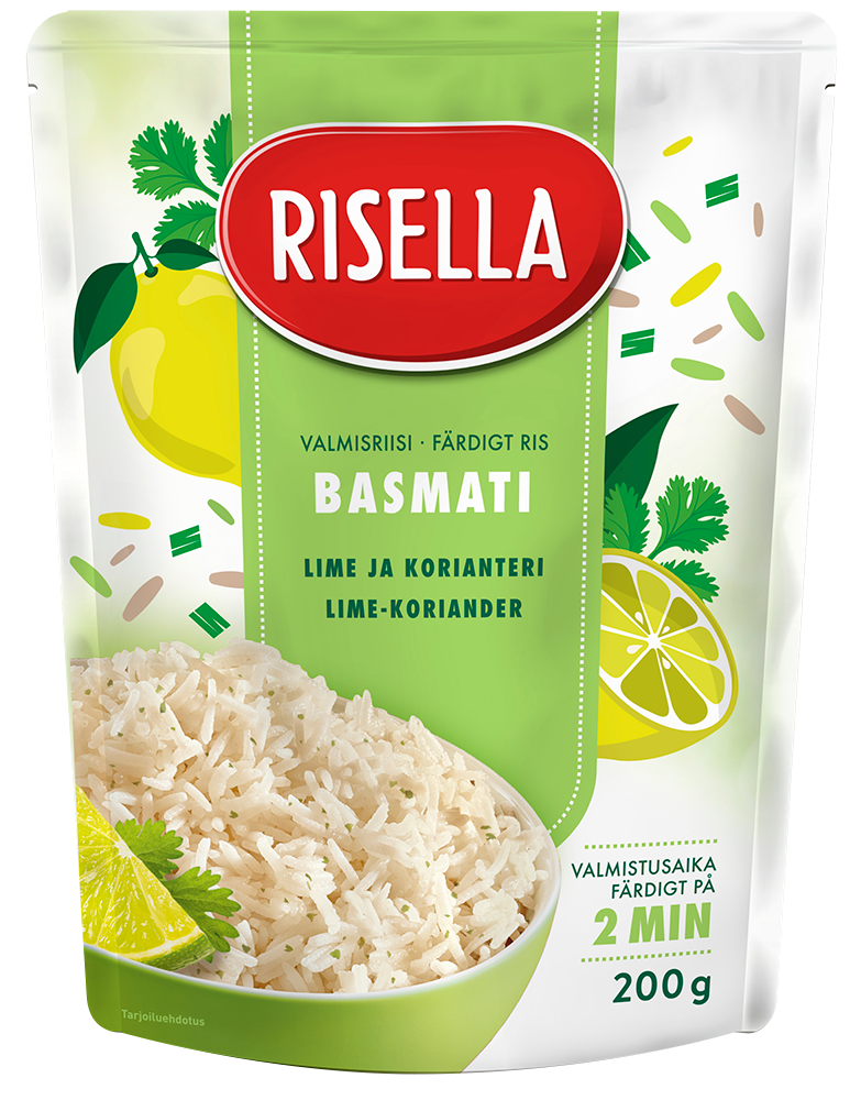 Risella basmati valmisriisi lime-korianteri - Risella