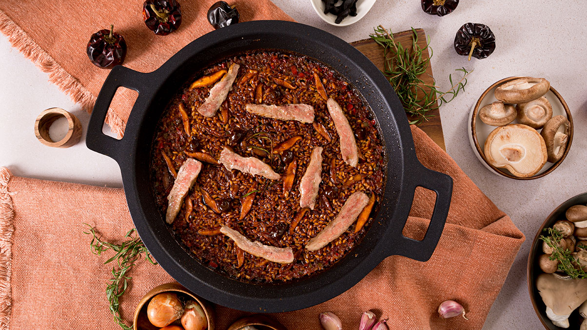 Liha- ja tattipaella - Risella