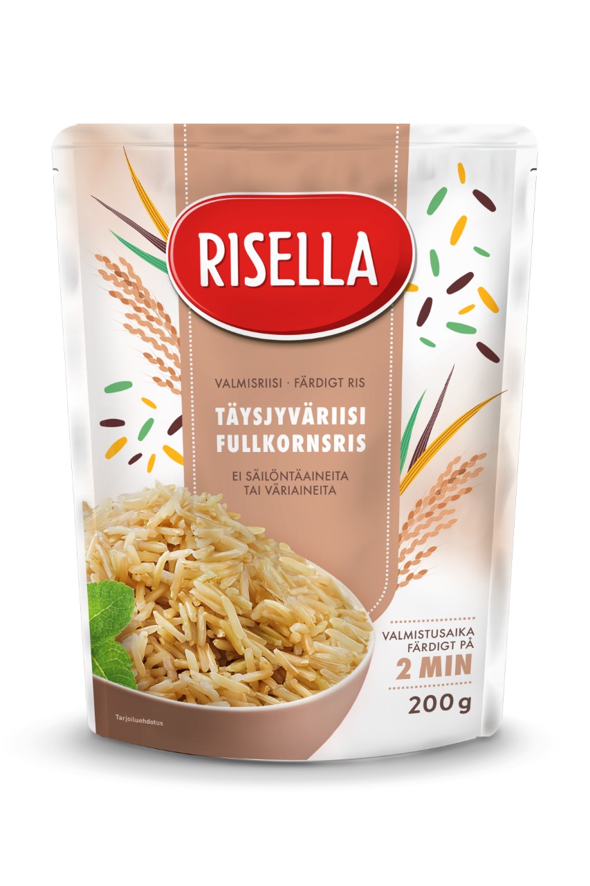 Risella Valmisriisi Täysjyväriisi - Risella